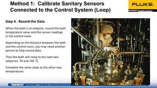 How to Use a Portable Bath to Improve Calibration of Sanitary RTD's and ...