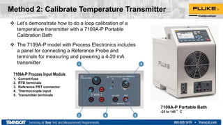 Using a Portable Bath to Improve Calibration of Sanitary RTD's and ...