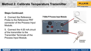 Using a Portable Bath to Improve Calibration of Sanitary RTD's and ...