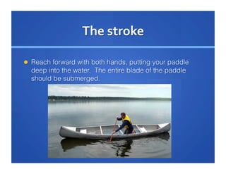 How to canoe image instruction | PDF