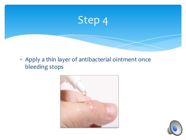 How to care for cuts I&D