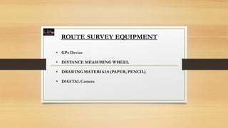 HOW TO CARRY OUT ROUTE SURVEY FOR FIBER PROJECT IMPLEMENTATION | PPT