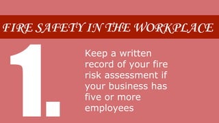 How to carry out fire risk assessments | PDF