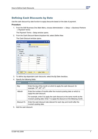 Cash Discounts | PDF