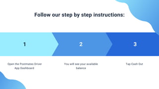 How to Cash Out in Postmates Driver App - BestReferralDriver.com