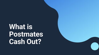 How to Cash Out in Postmates Driver App - BestReferralDriver.com