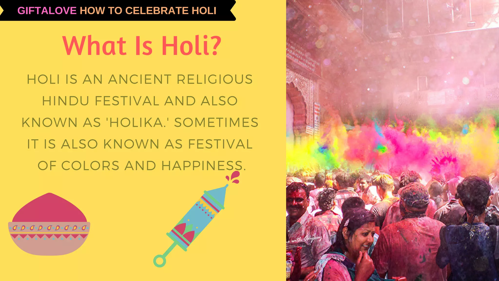 Fantastic Ideas On How To Celebrate Holi | PPT
