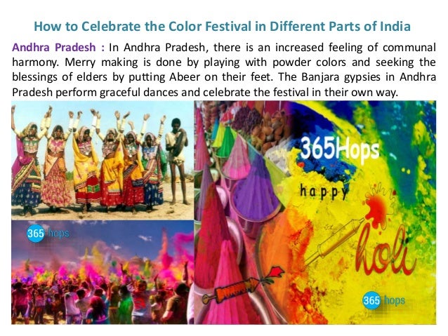 How to Celebrate the Color Festival in Different parts of India