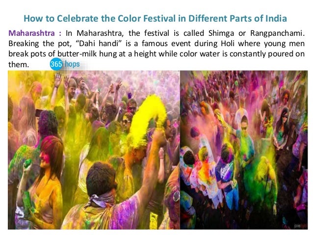 How to Celebrate the Color Festival in Different parts of India