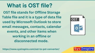 How to Change .ost to .pst in Outlook 2010.pdf