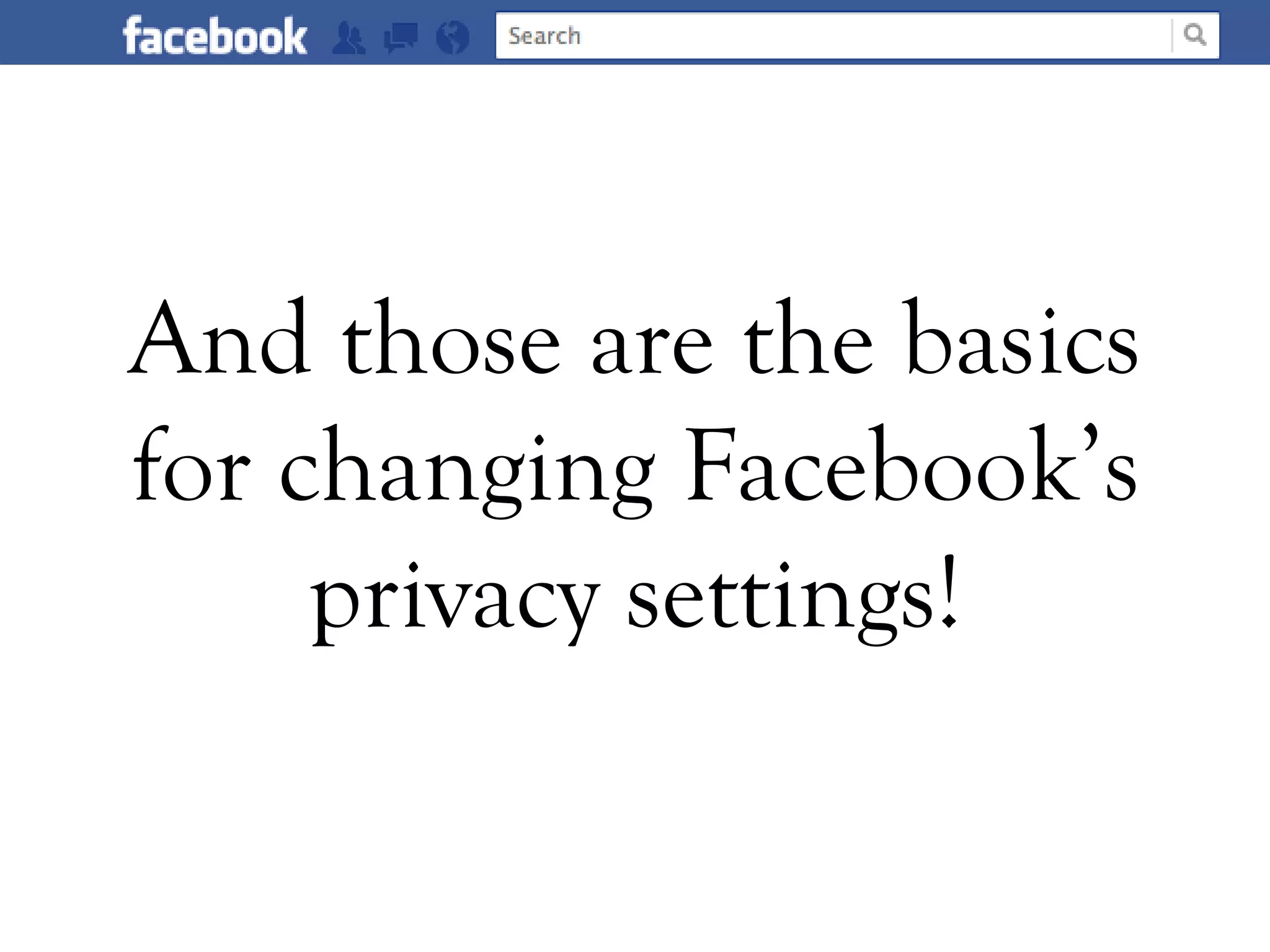 How to change facebook privacy settings | PPT