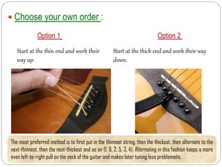 Topic I: How to Change Guitar Strings | PDF