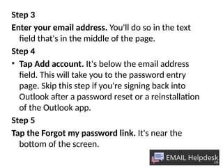 How to change hotmail password | PPT
