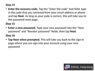 How to change hotmail password | PPT