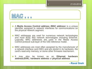 How to change mac address | PPT