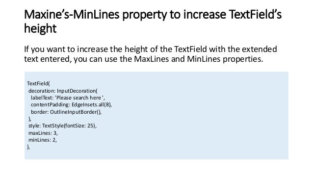 How to Change TextField Height and Width in Flutter.pptx