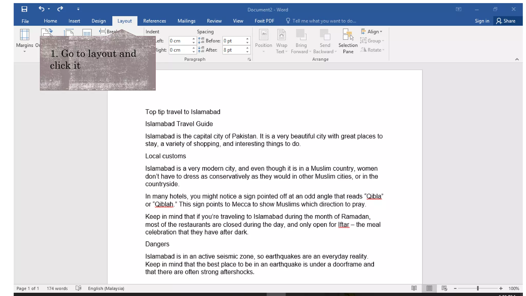 How to change the page orientation in word | PPT