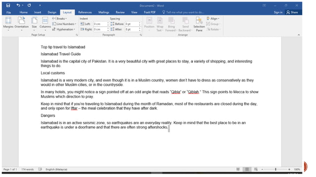 How to change the page orientation in word | PPT