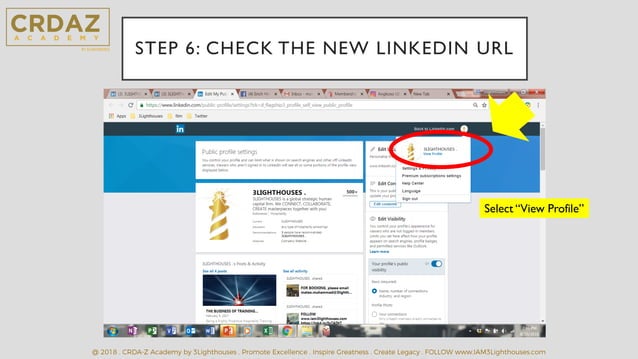 How to Change Your Linkedin URL | PPT