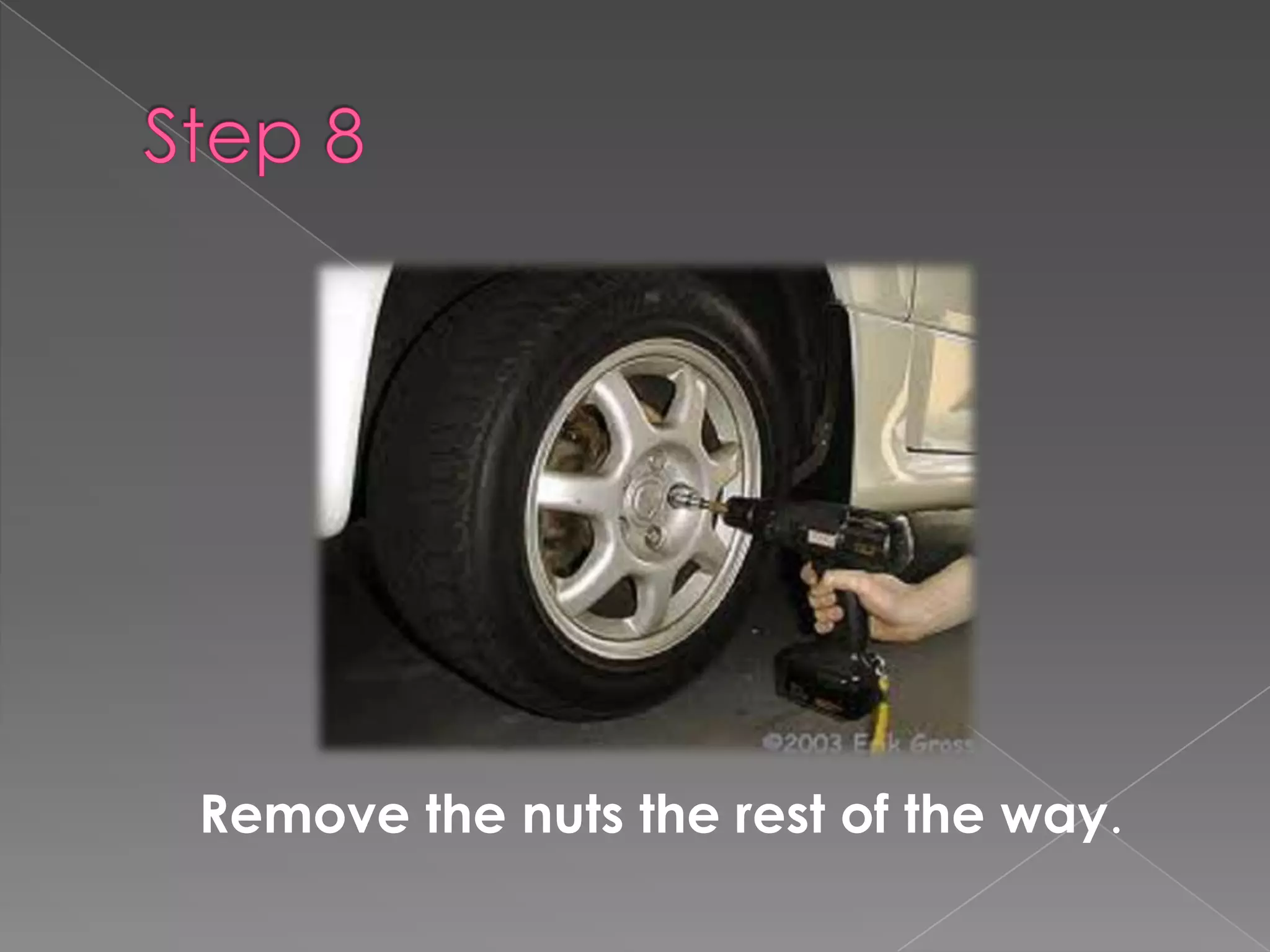 How to change your tire | PPTX