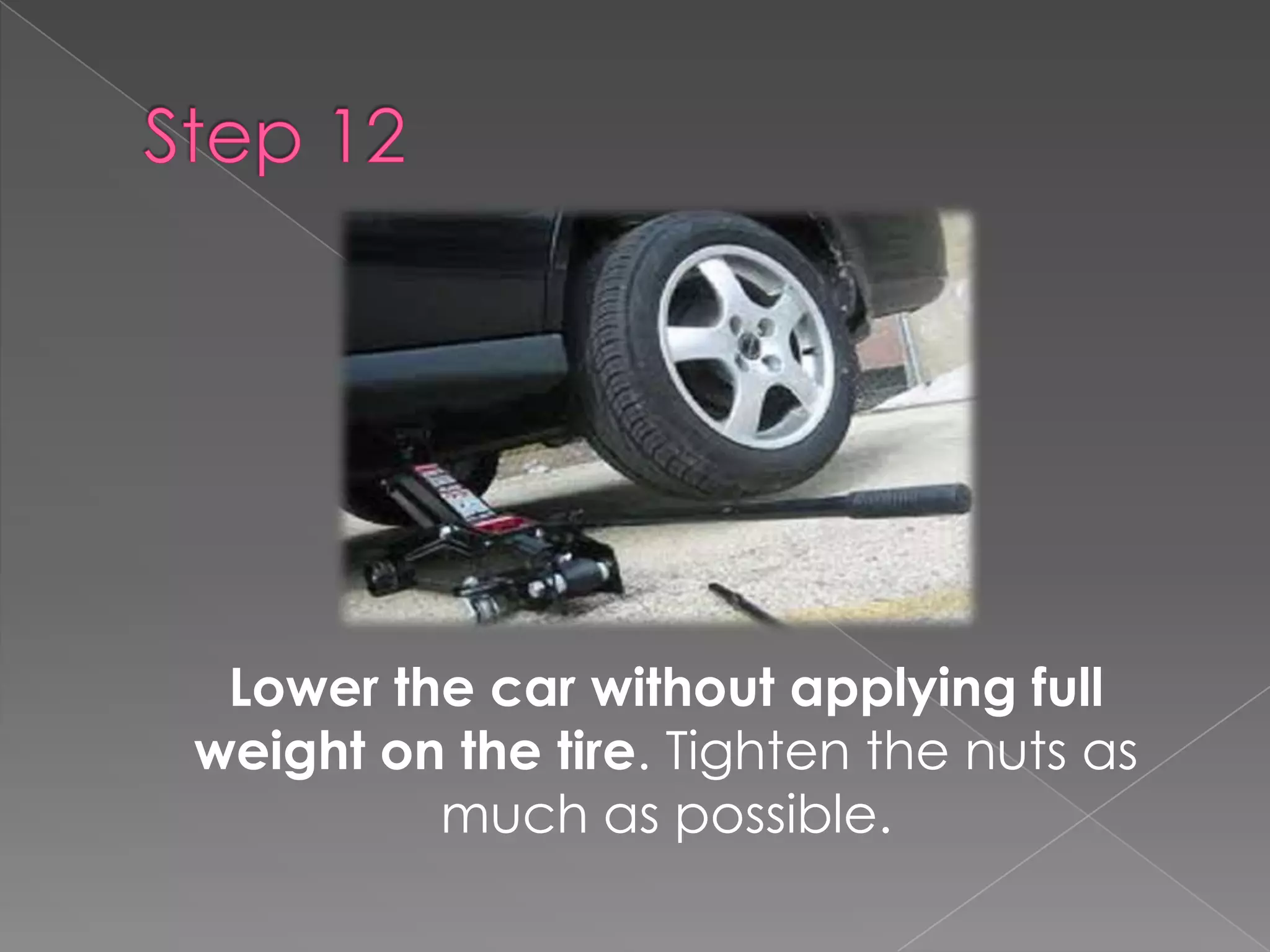 How to change your tire | PPTX