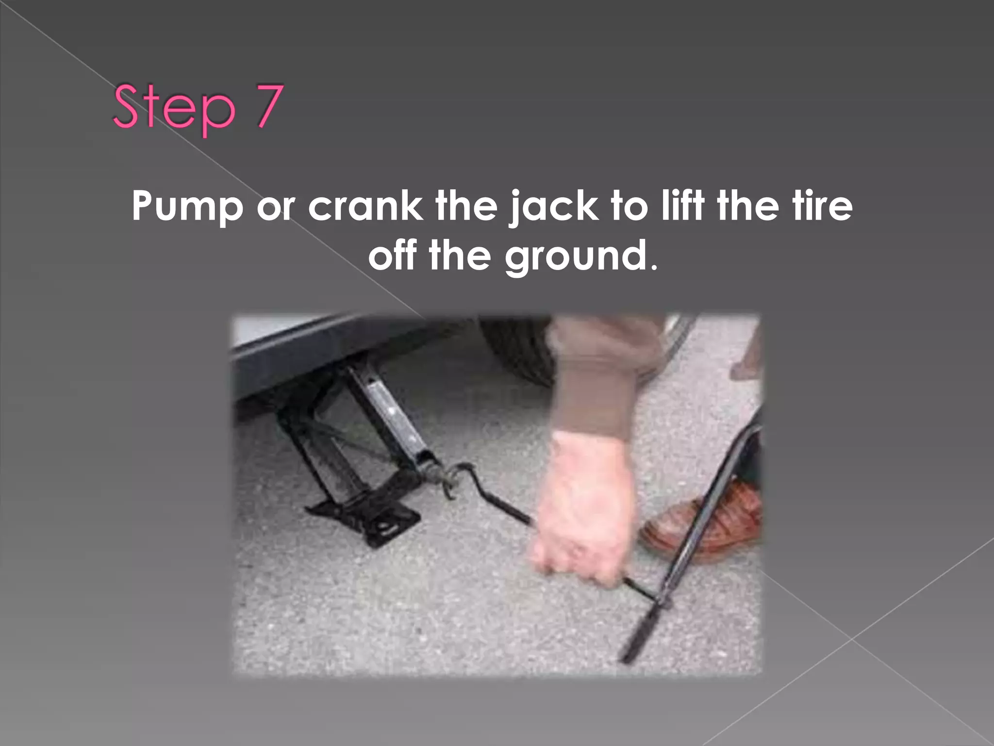How to change your tire | PPTX