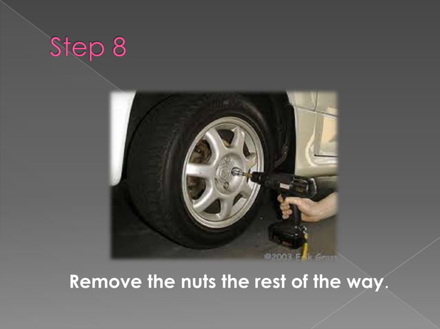 How to change your tire | PPTX