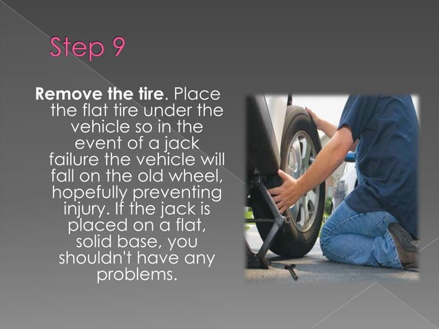 How to change your tire | PPTX