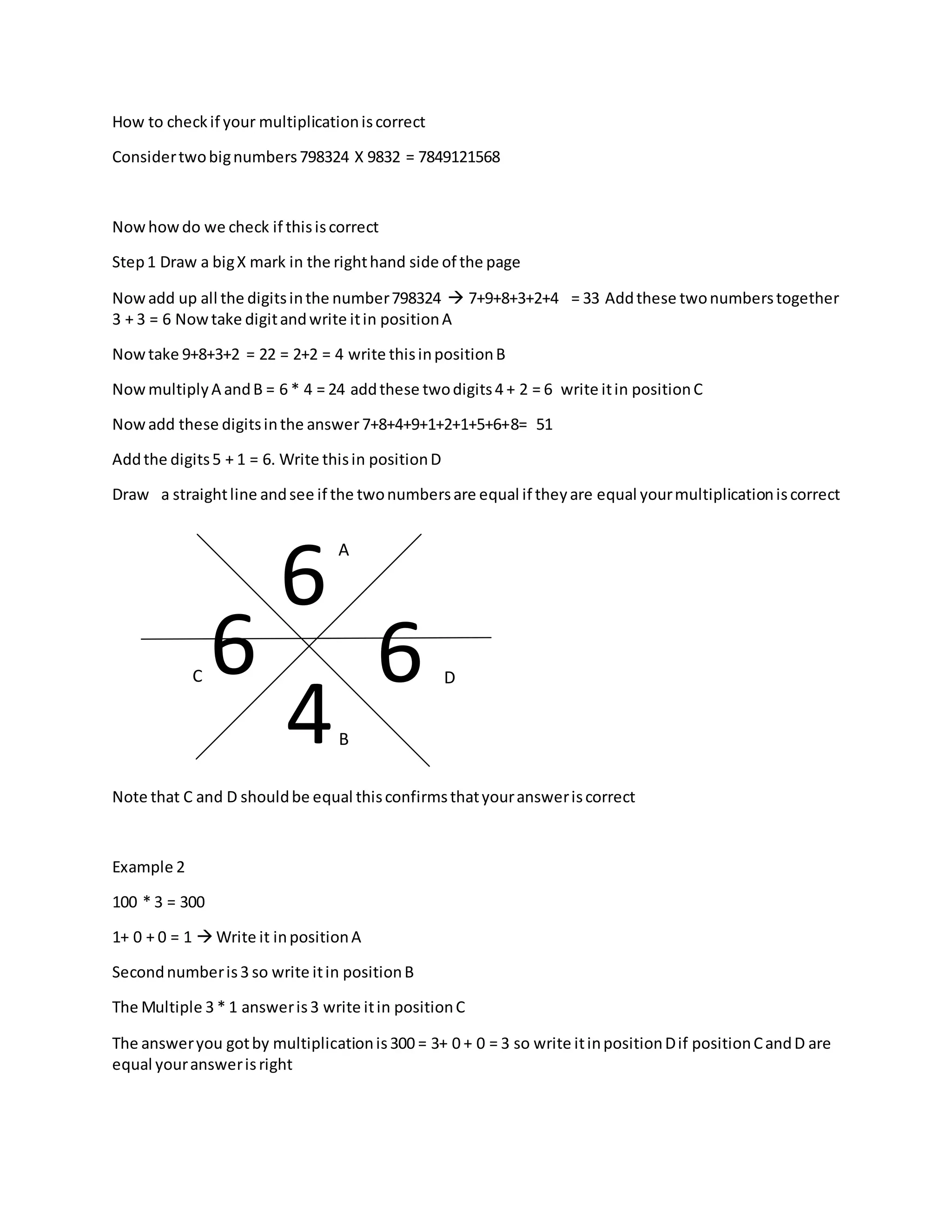 How to check if your multiplication is correct | PDF