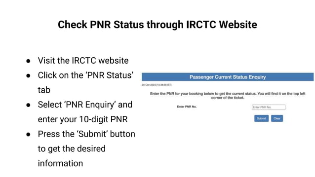 How to check PNR status? | PPTX