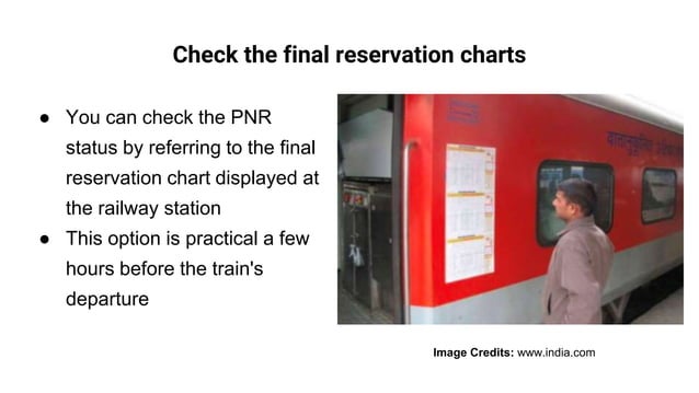 How to check PNR status? | PPT