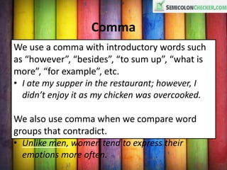 How to Check Text for Punctuation: Top Grammar Rules | PPT