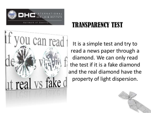 How to check the quality of a diamond