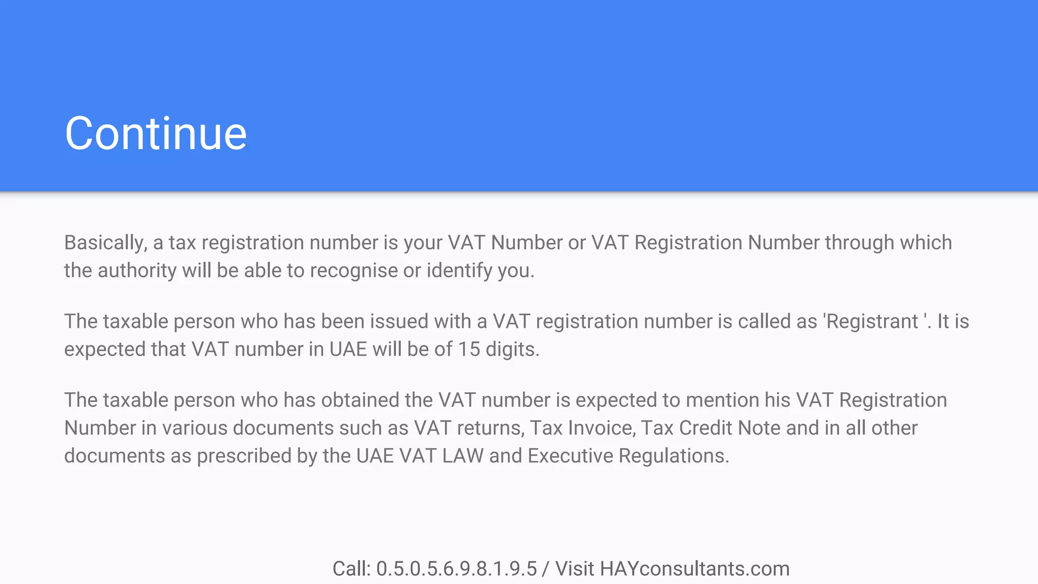 How to check vat registration number (trn) in uae | PPT | Free Download