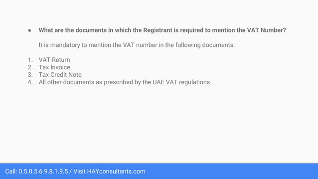 How to check vat registration number (trn) in uae | PPT
