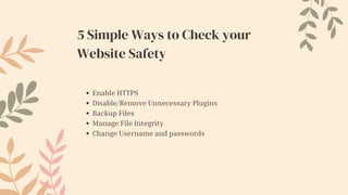 How to Check Website Safety | Complete Guide | PPT
