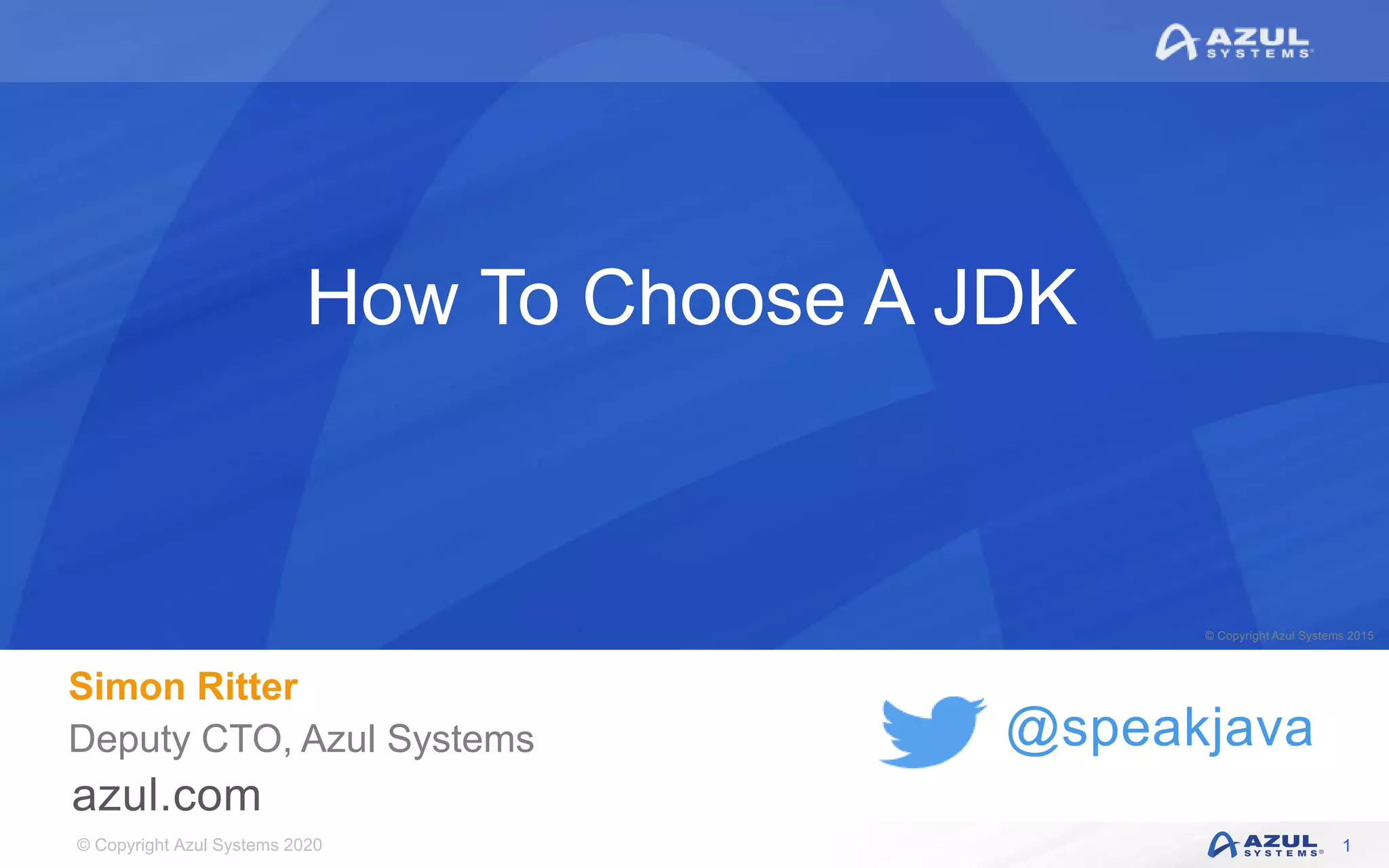 How to Choose a JDK | PPTX