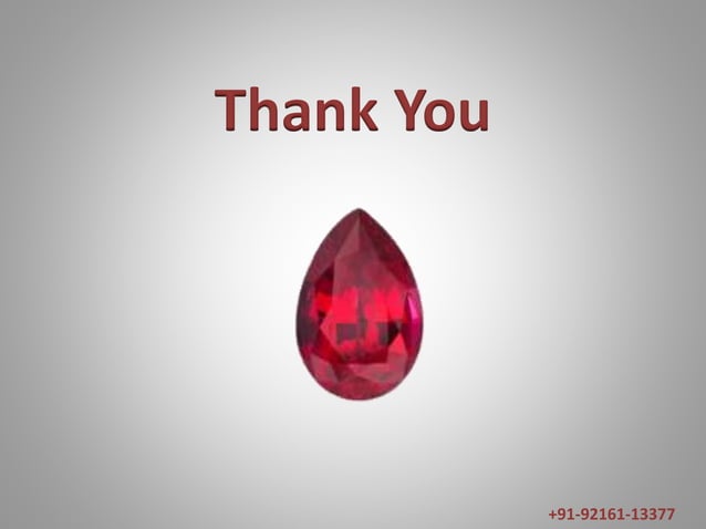 How to choose a natural ruby stone | PPTX