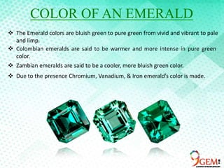 How to choose an emerald | PPT