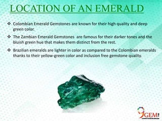 How to choose an emerald | PPT