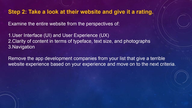 Guide To Choose An Ios App Development Company Pptx