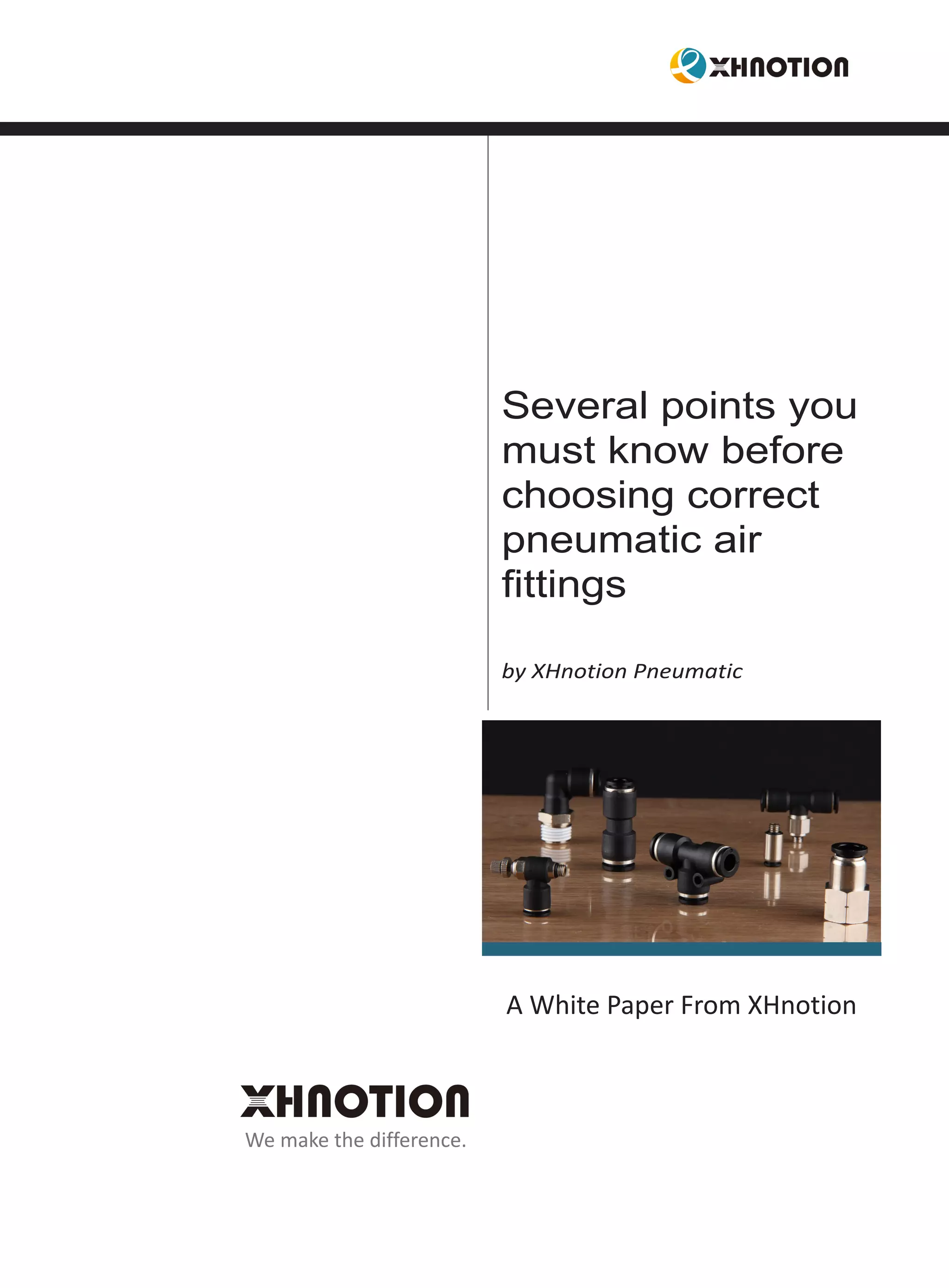 How to choose correct pneumatic air fitting | PDF