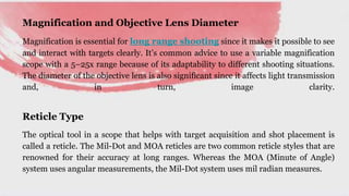 How To Choose Correct Riflescope For Your Long Range shooting | PPTX | Arms & Ammunition ...