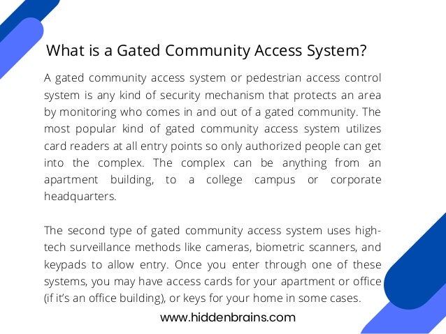How to choose Gated Community Access Control System.pdf