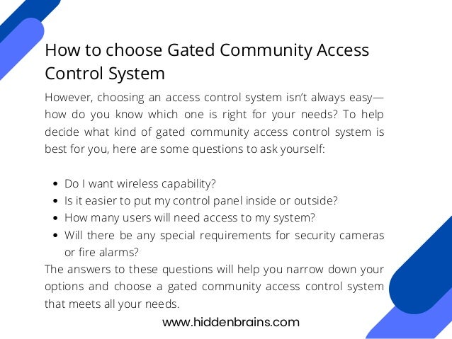 How to choose Gated Community Access Control System.pdf