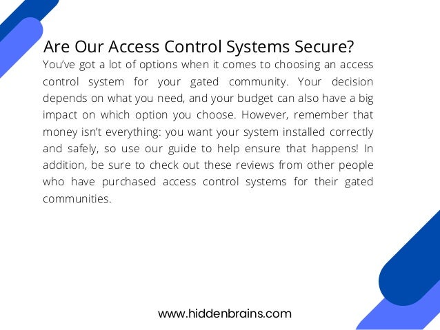 How to choose Gated Community Access Control System.pdf