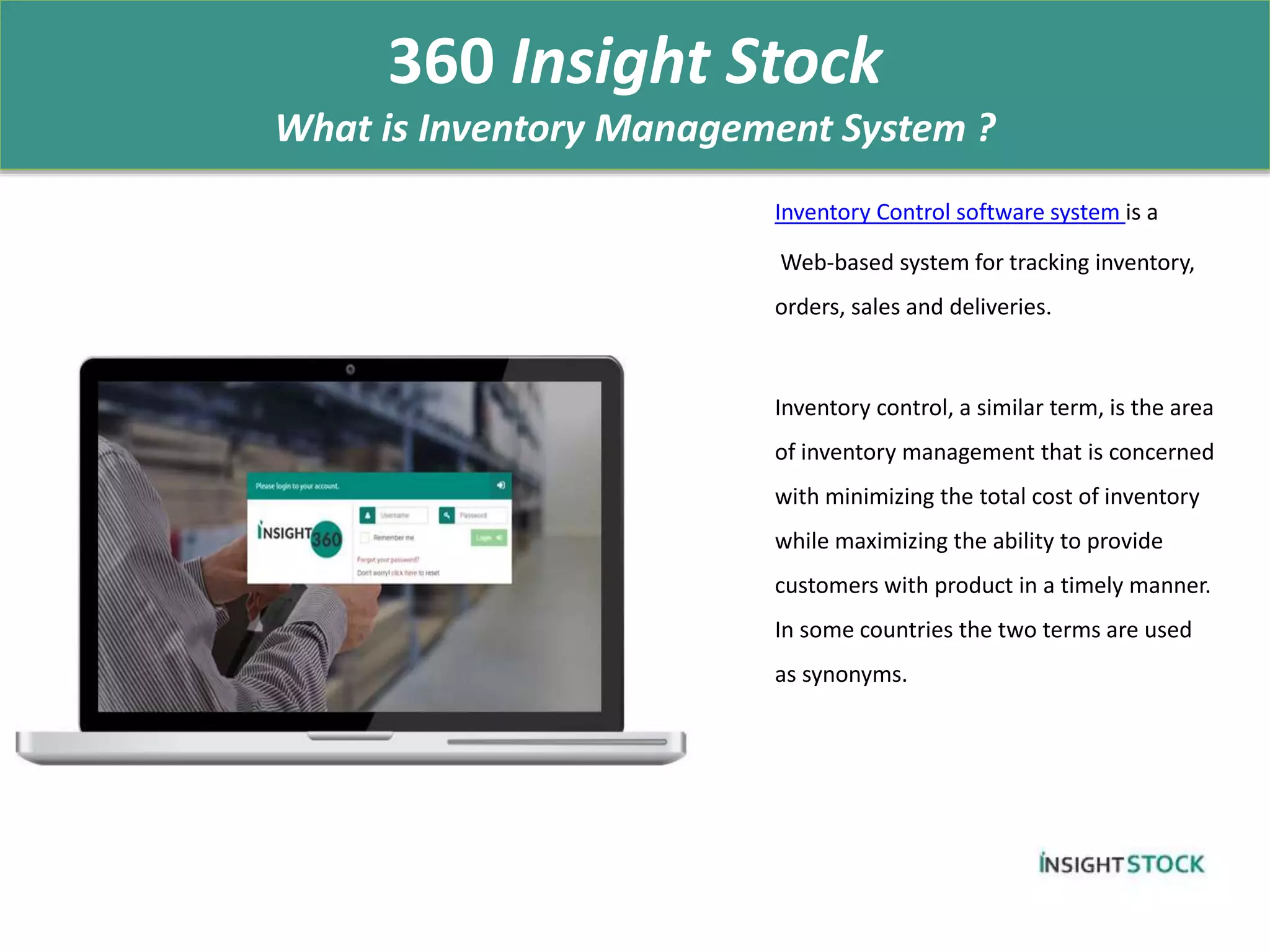 Benefits of Inventory Management system Software | PPTX | Logistics ...