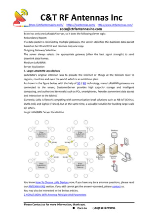 How To Choose LoRa Devices? | PDF | Internet of Things | Internet