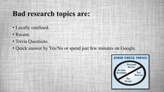 HOW TO CHOOSE OUR TOPIC.pptx