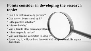 HOW TO CHOOSE OUR TOPIC.pptx